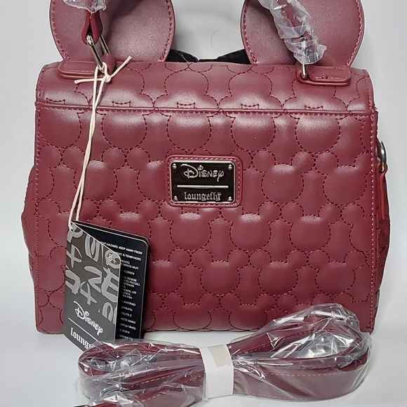 Loungefly | Bags | Loungefly Disney Brand New Minnie Mouse Quilted ...